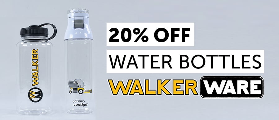 Walker Ware Clear Water Bottles on Sale