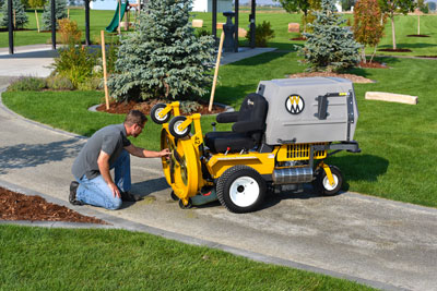 The Walker Model C19 Commercial Lawn Mower