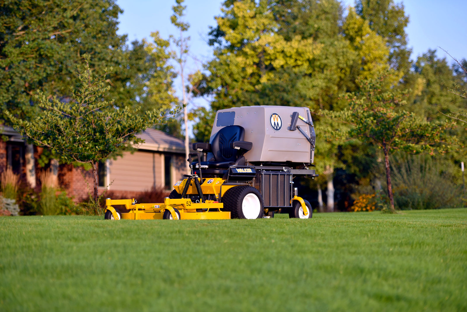 The Walker Model D21d Commercial Lawn Mower