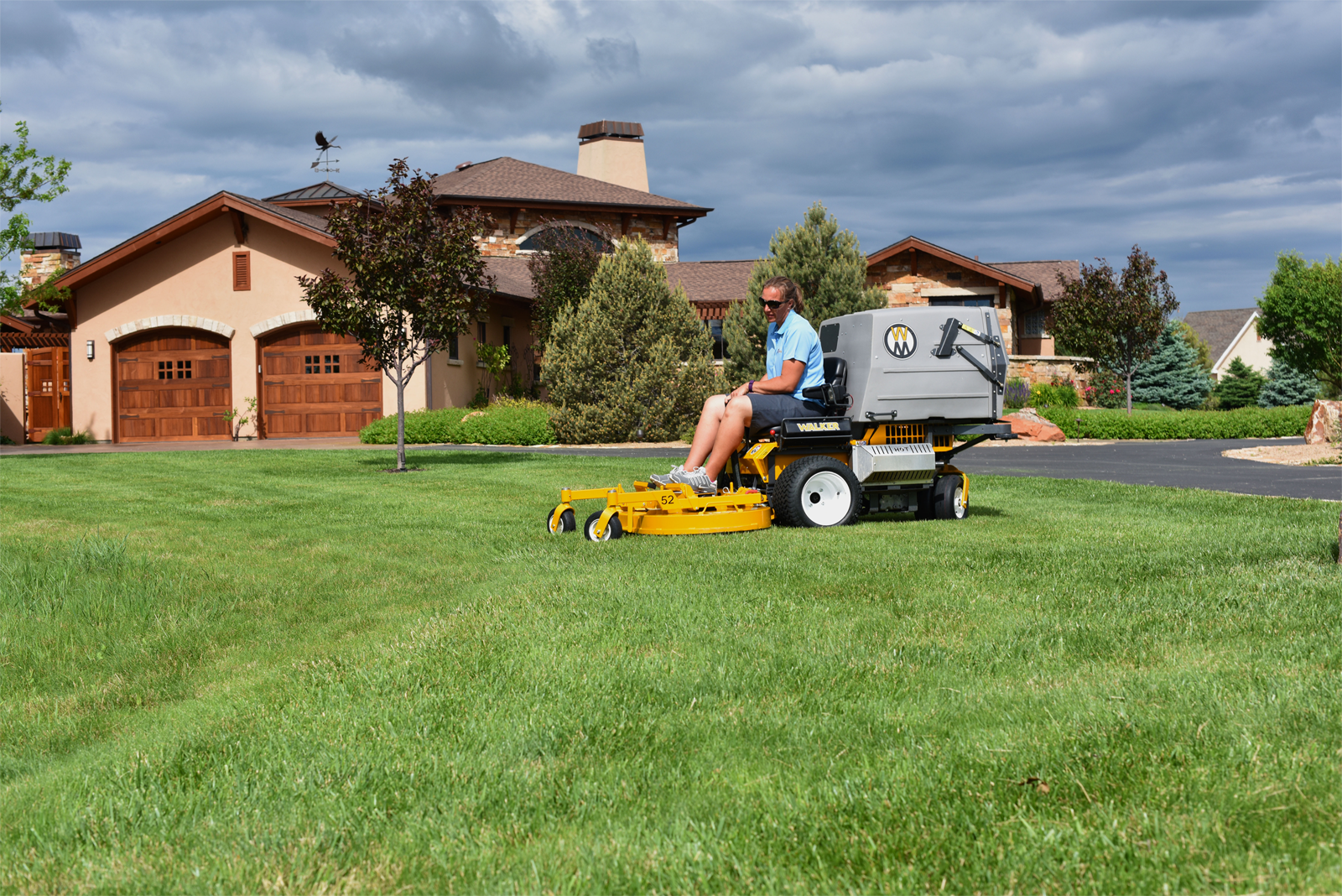 The Walker Model T27i Commercial Lawn Mower